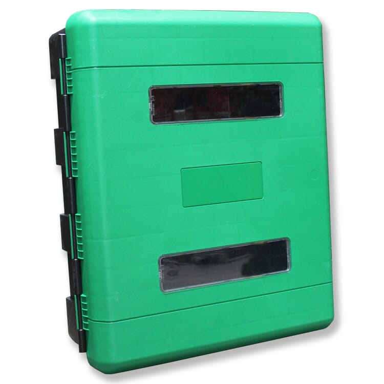 First Aid Storage Cabinet (Green Door) - Evacuator Alarms
