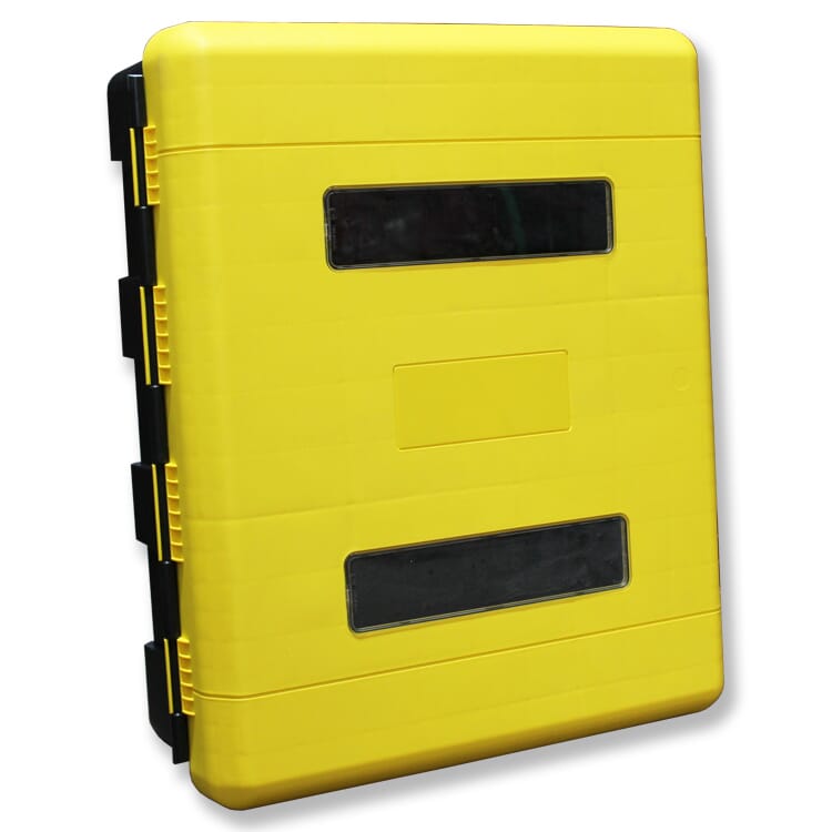 Spill Kit Storage Cabinet (Yellow Door) - Evacuator Alarms